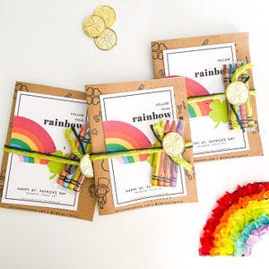 St Patricks Day Kids Activity Set Rainbow Tissue Paper Activity Rainbow ...