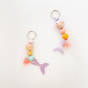 DIY Mermaid Keychain Kit | Kids Party Favor - Etsy