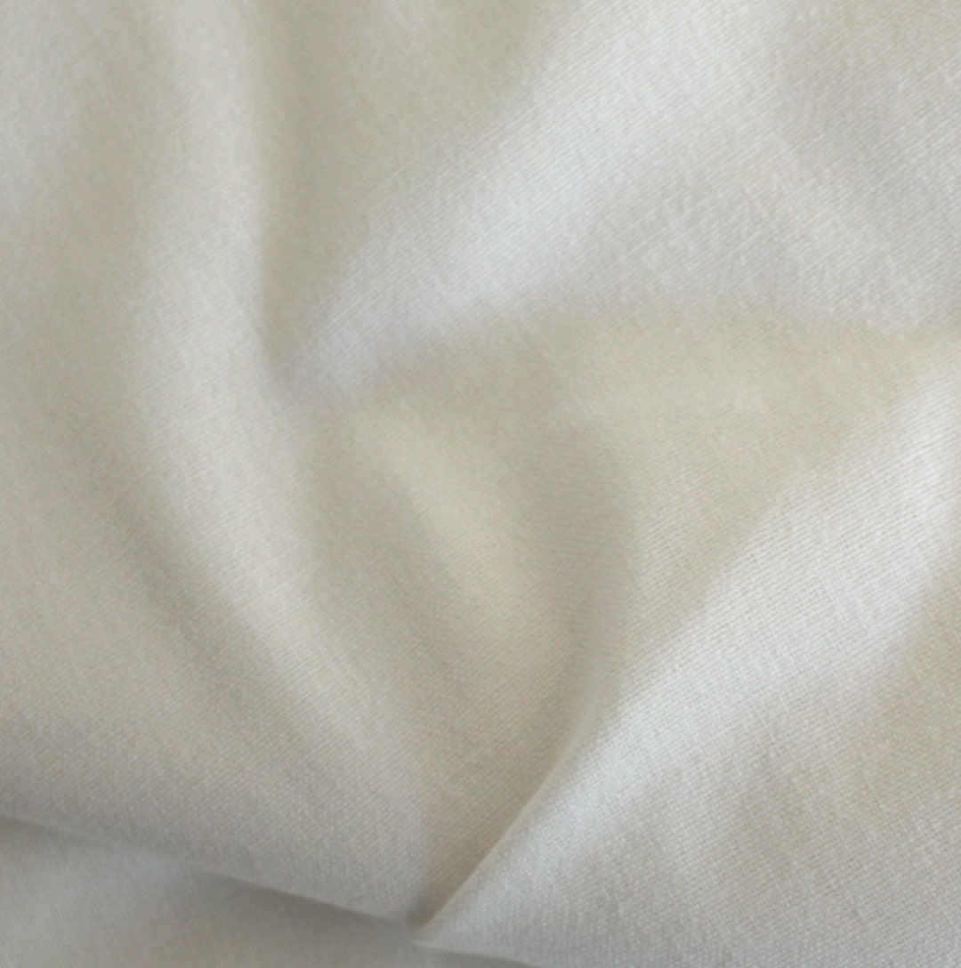 GOTS Cotton Fabric Offwhite Plain Uni Fabric Cotton Poplin - Etsy