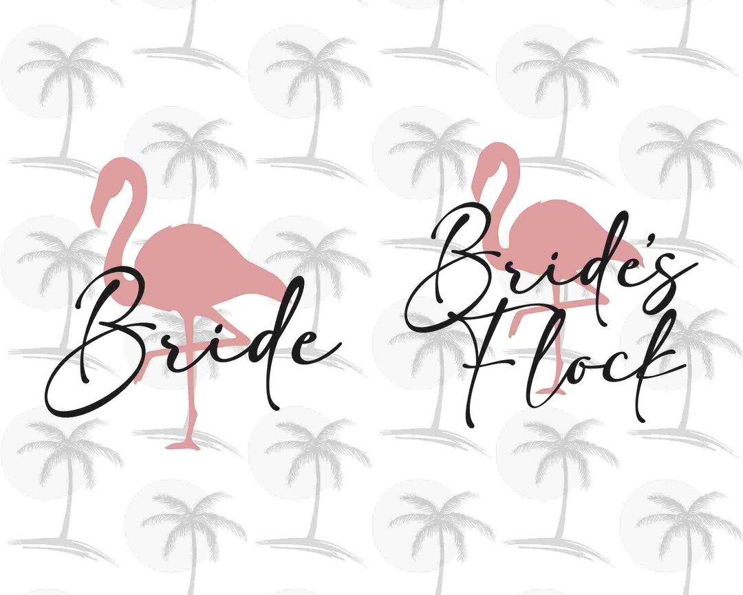 Bride; Bride's Flock - Digital SVG and PNG for Vinyl - Etsy