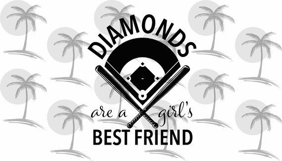 Diamonds Are a Girl's Best Friend Digital SVG and PNG - Etsy