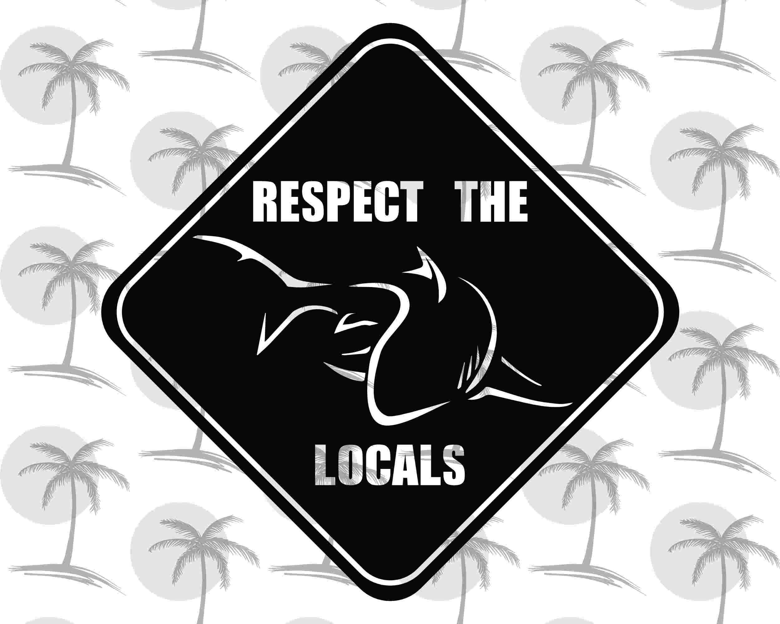Respect the Locals Digital SVG and PNG for Vinyl | Etsy