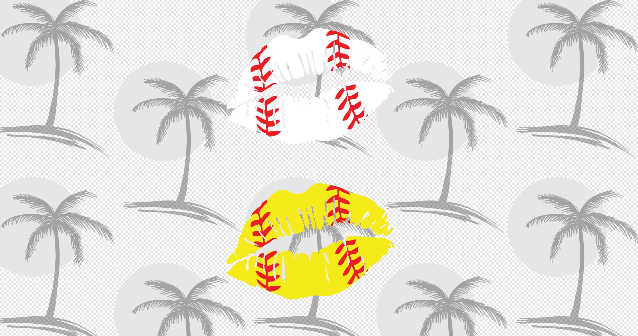 Baseball & Softball Lips - Digital SVG and PNG for Vinyl - Etsy