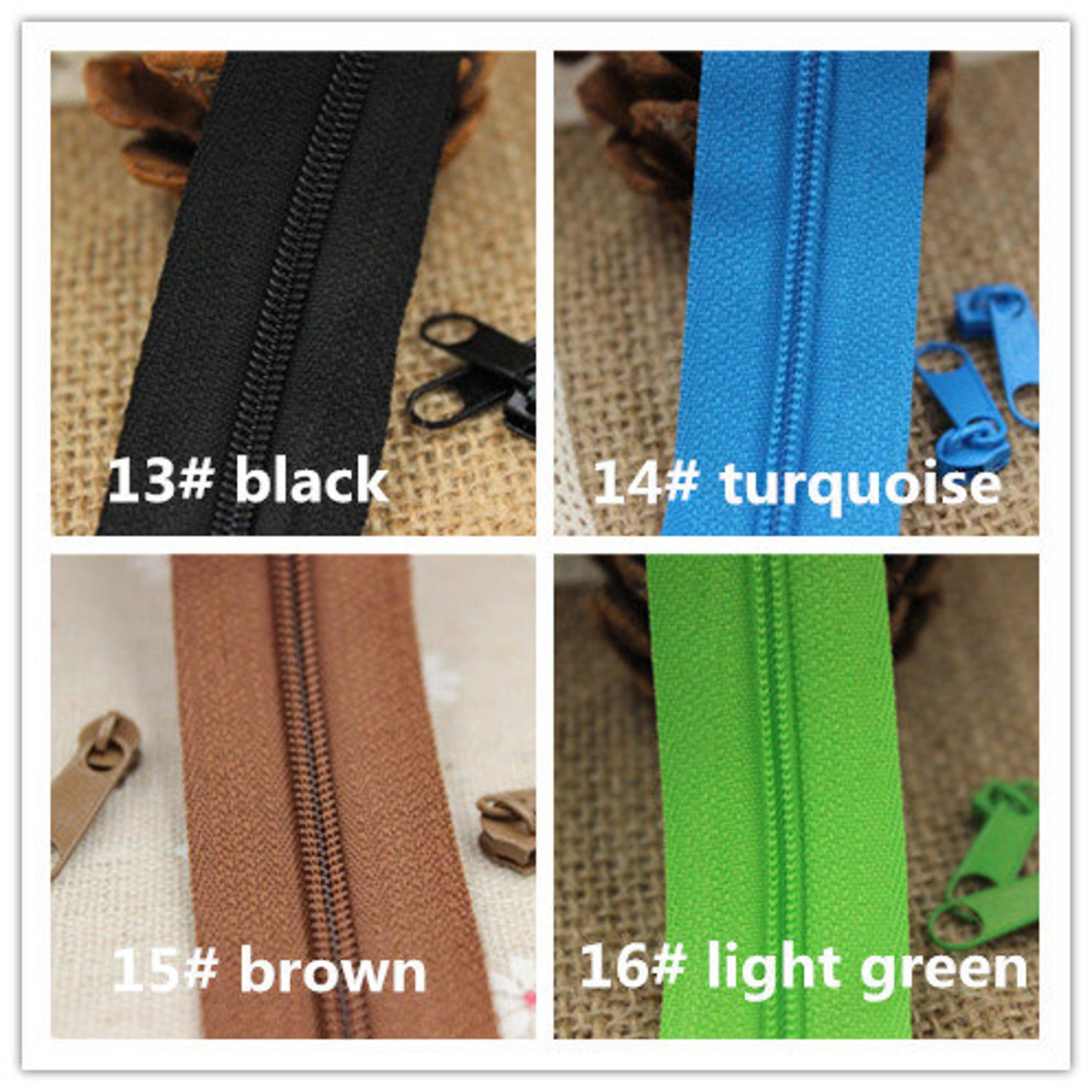 Zipper Number 3 Endless Each Meter Offer 5 Pcs Zips Color Option - Etsy