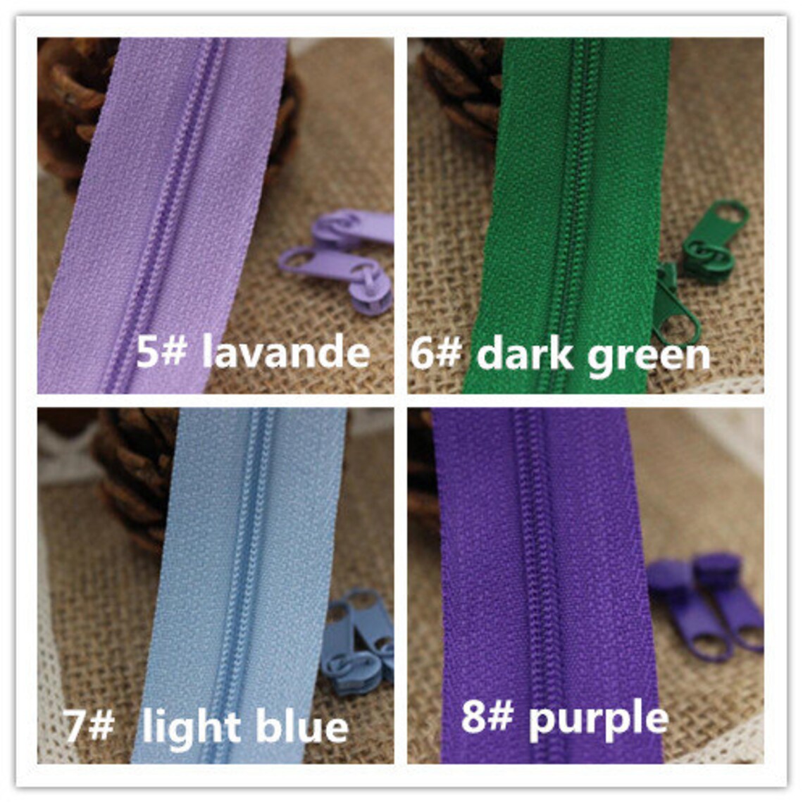 Zipper Number 3 Endless Each Meter Offer 5 Pcs Zips Color Option - Etsy