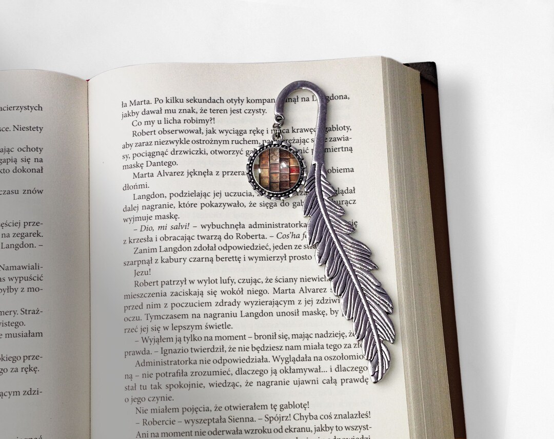Big Bookmark With Old Books- 0500 - Etsy