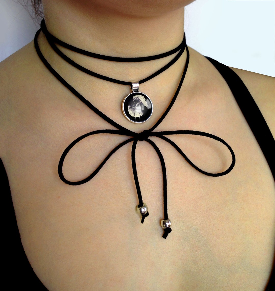 Raven Choker, 0749CHPS - Etsy