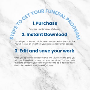 Editable Fishing Themed Funeral Program Template, Printable Order of Service With Obituary ...