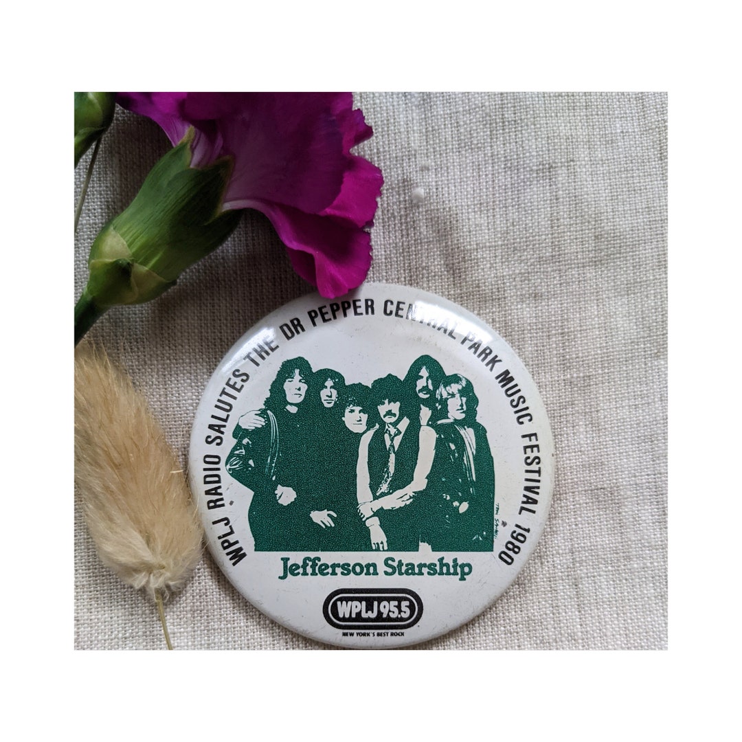 Vintage WPLJ Jefferson Starship Concert Pin - Etsy