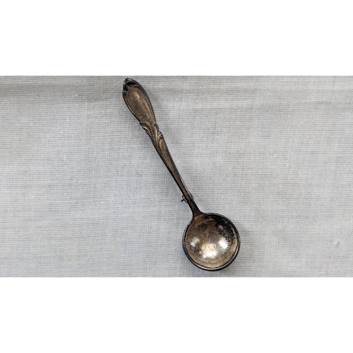 Vintage Sterling Silver Spoon Pinback Pin - Etsy