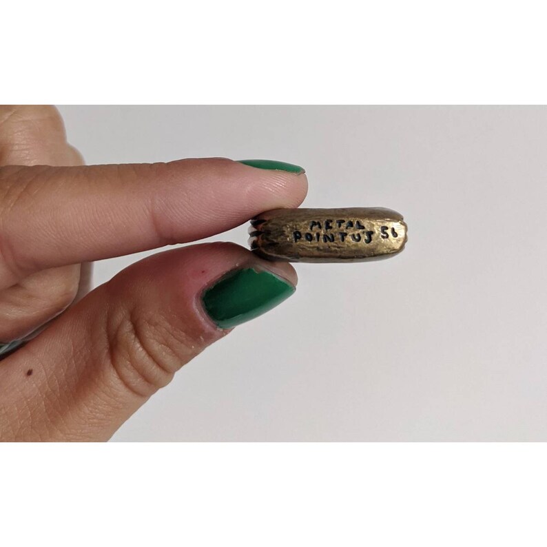 Vintage Square Signed Metal Pointus Pewter Ring - Etsy