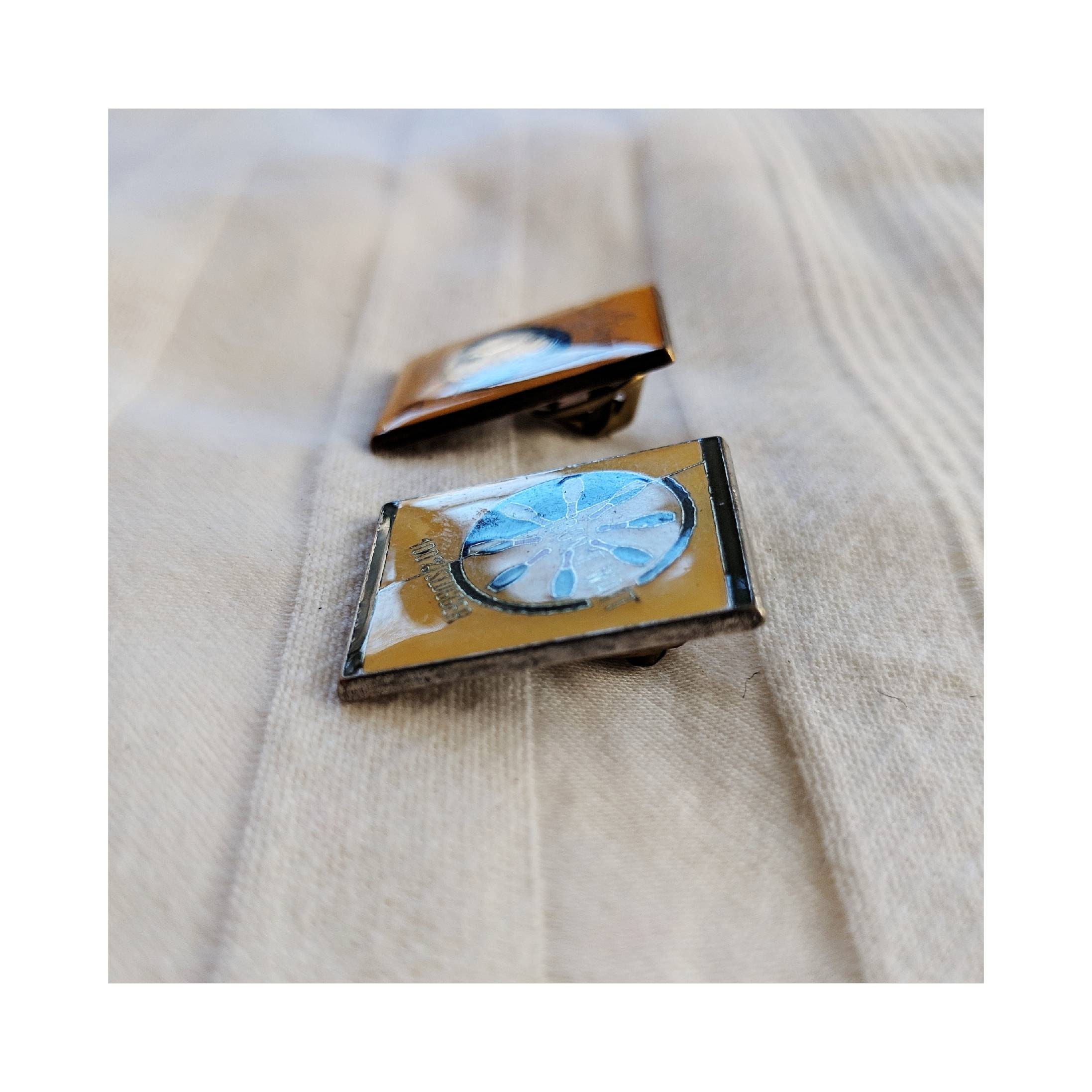 Vintage Enamel Coinderoux Paris Slugger Pins - Etsy