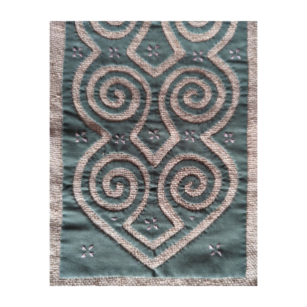 Vintage Reverse Applique Textile Art - Etsy