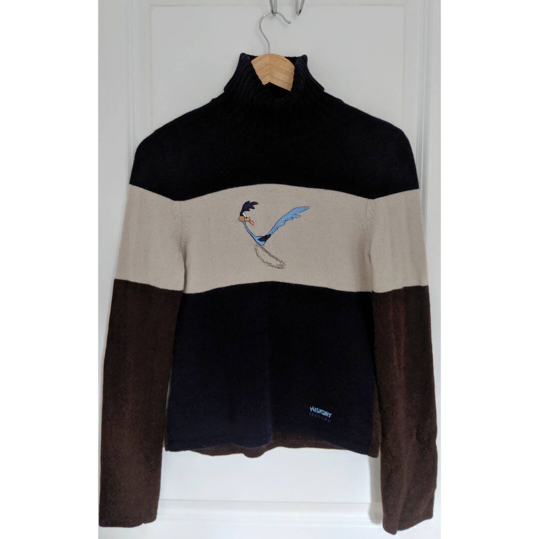 Vintage ICEBERG History Turtleneck Sweater - Etsy