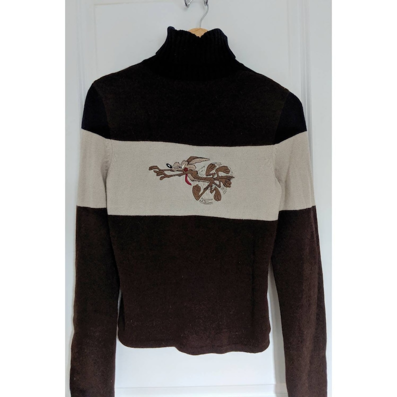Vintage ICEBERG History Turtleneck Sweater - Etsy