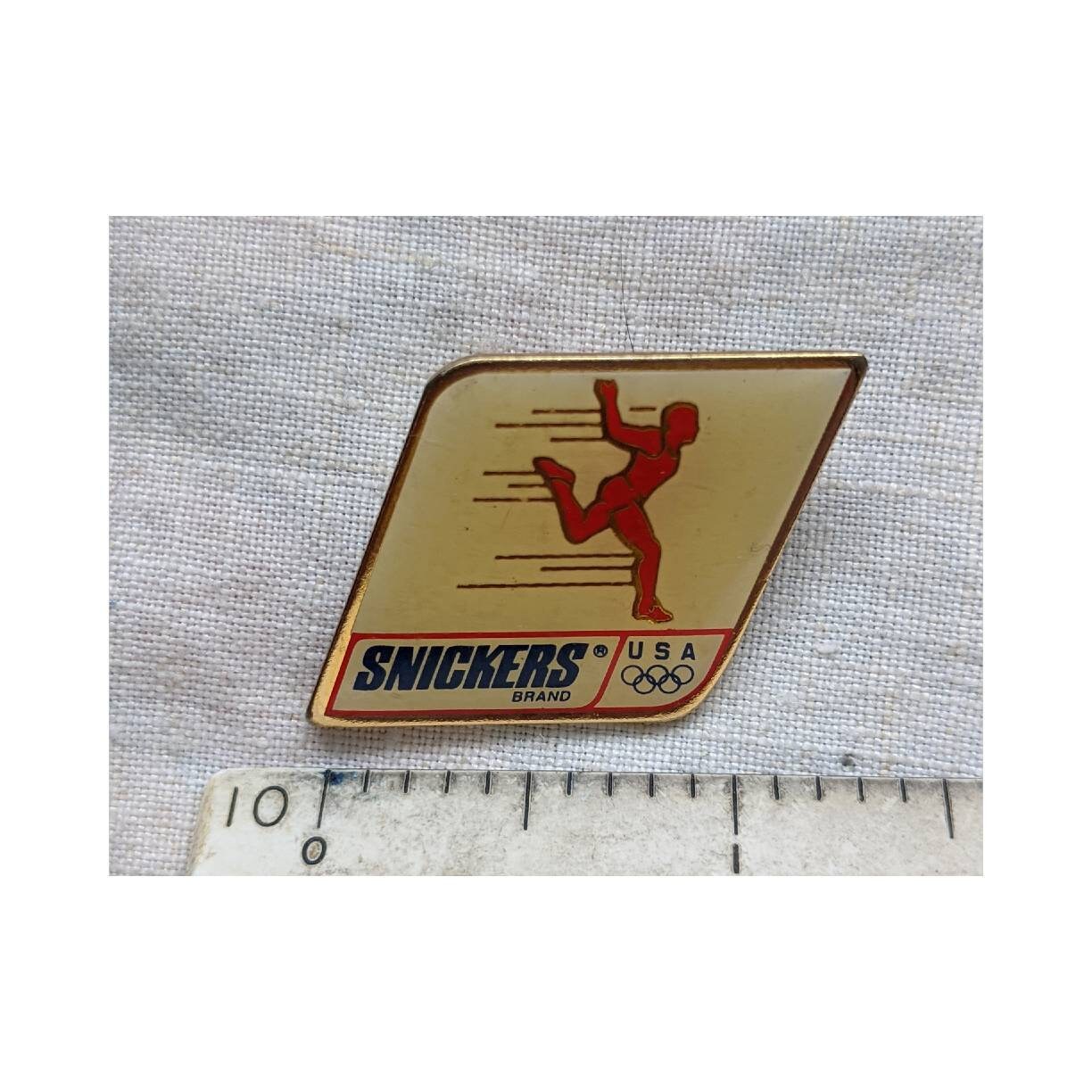 Vintage Snickers 1991 Olympic Sponsor Collectable Pin - Etsy