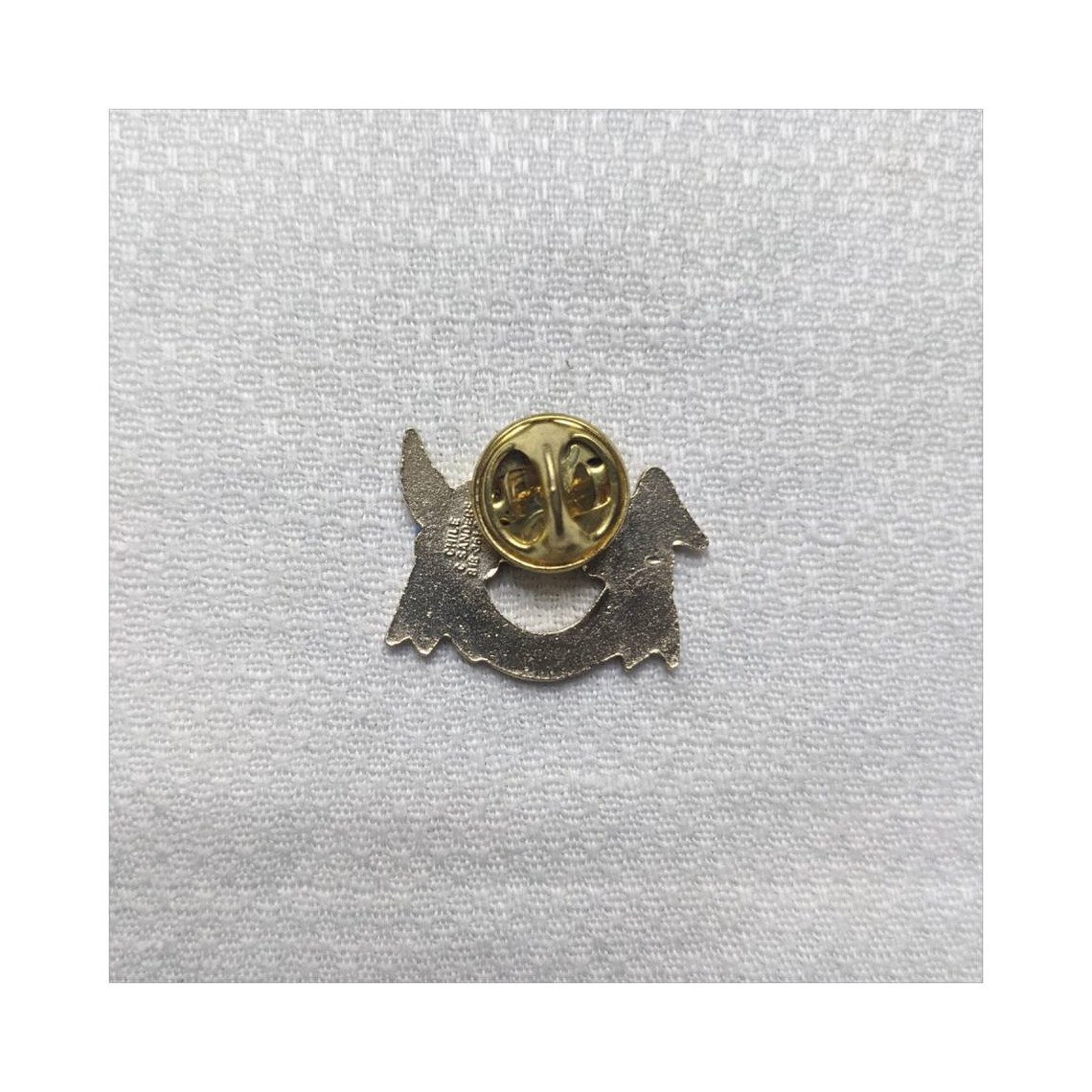 Vintage Enamel Pinback Pin - Etsy