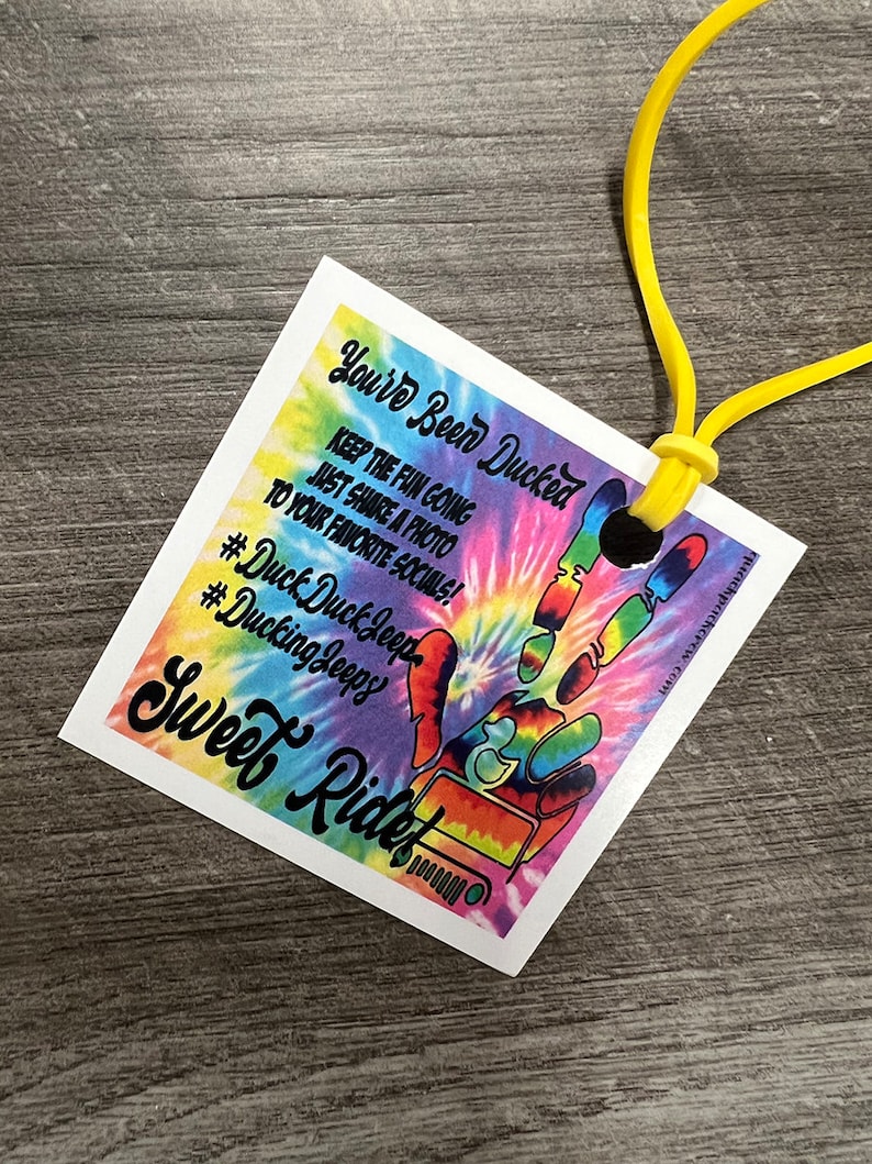 Duck Duck You've Been Ducked - Ducking TAGS Set of 25 - Etsy