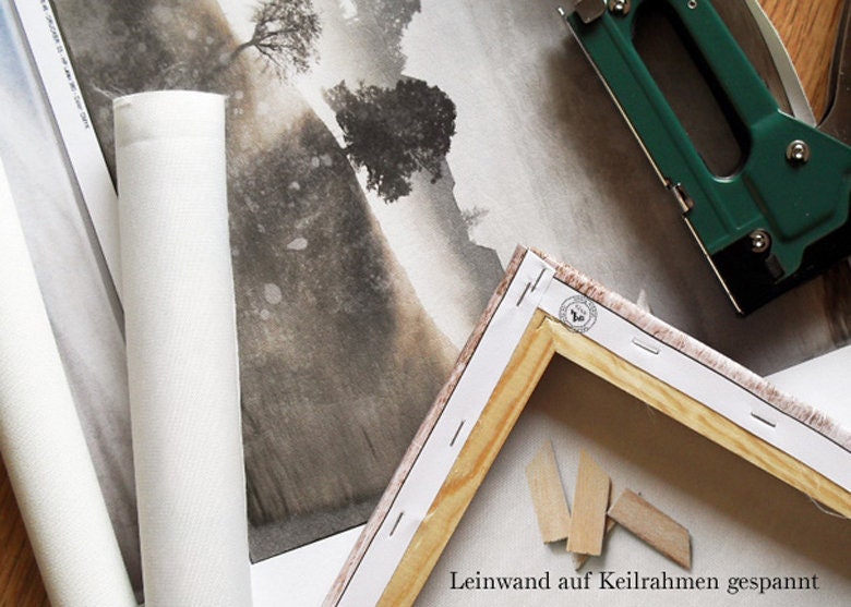 Birds KRANICHE 2er Set Tierbild auf Holz Leinwand Kunstdruck | Etsy