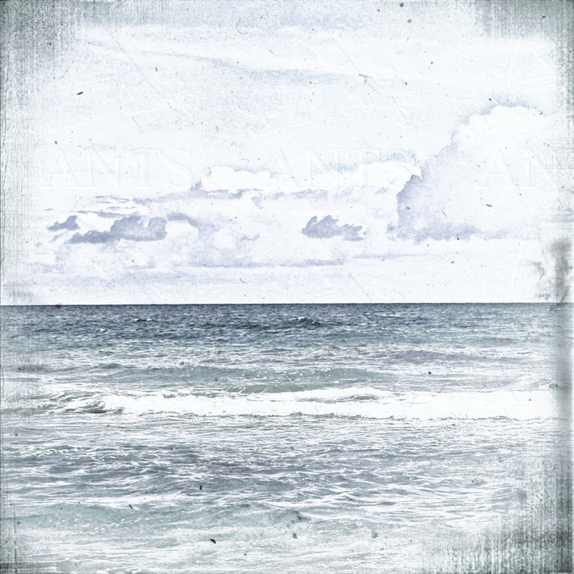 MEERWEH DUO Maritimes Bild auf Holz Leinwand Kunstdruck Meer | Etsy