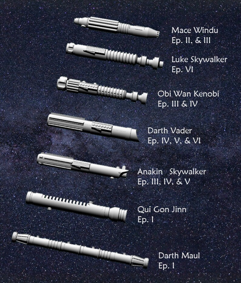 Light Saber Tie Bars - Etsy