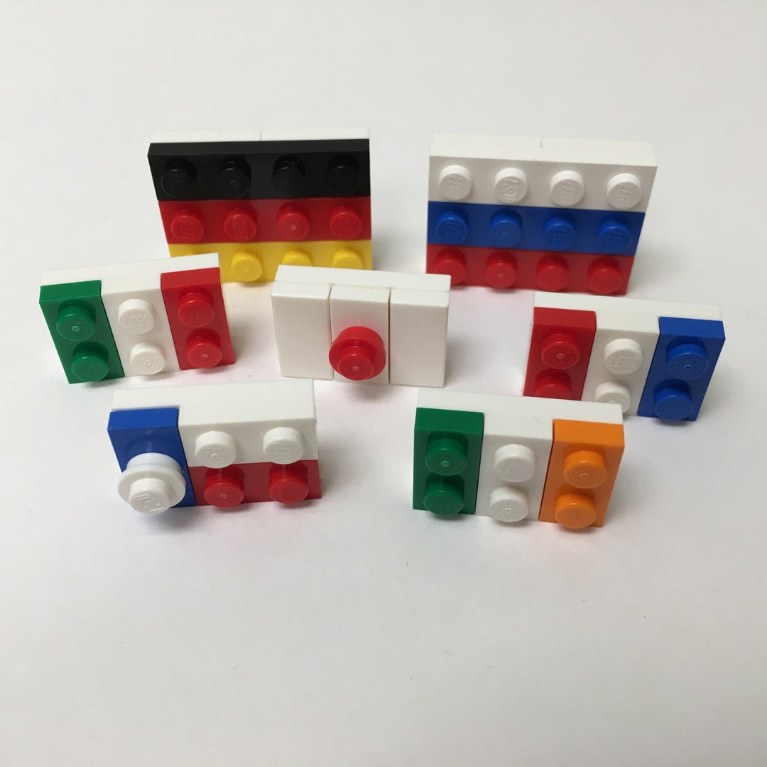 Lego World Flag Lapel Pins - Etsy