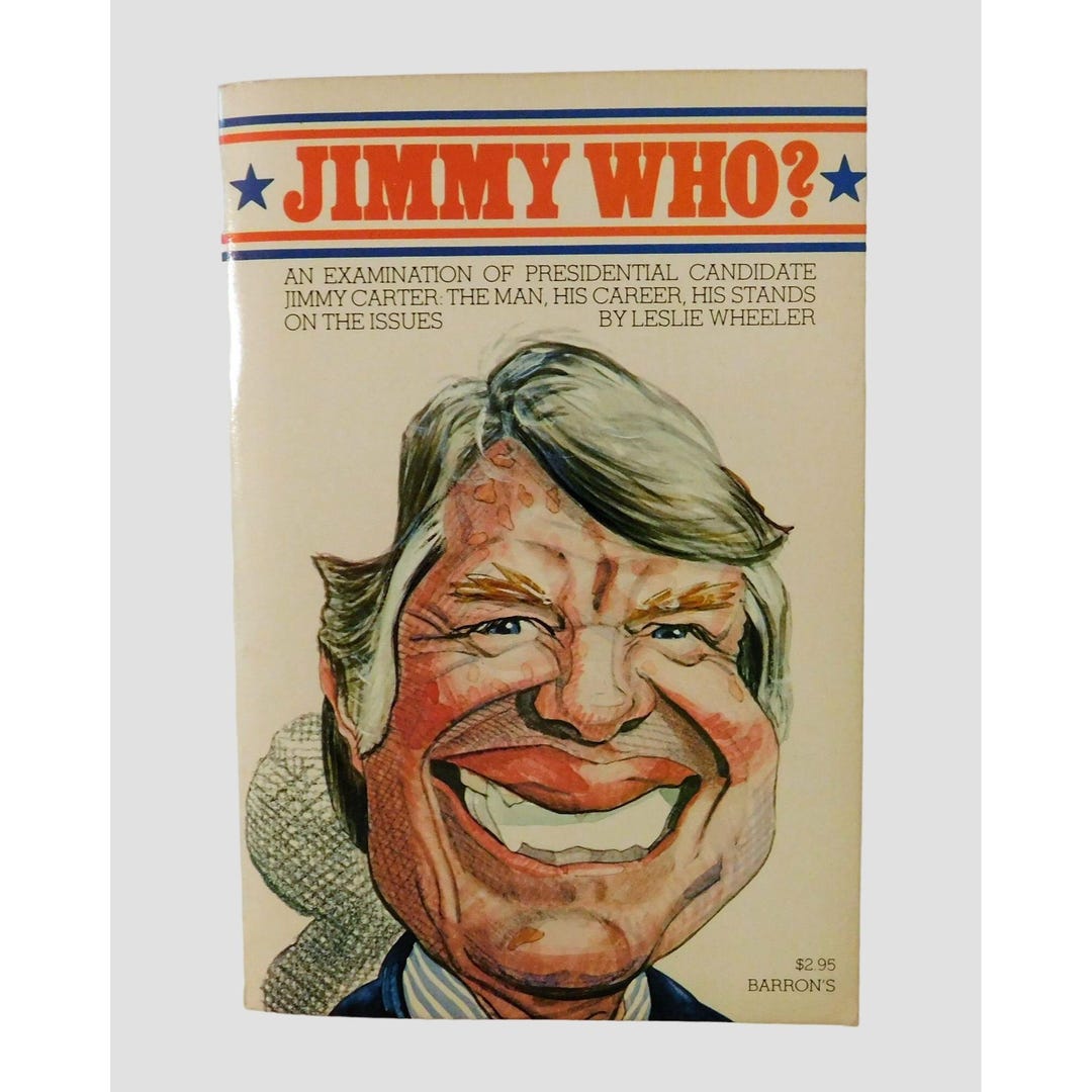 Jimmy Who by Leslie Wheeler 1976 President Carter Paperback - Etsy