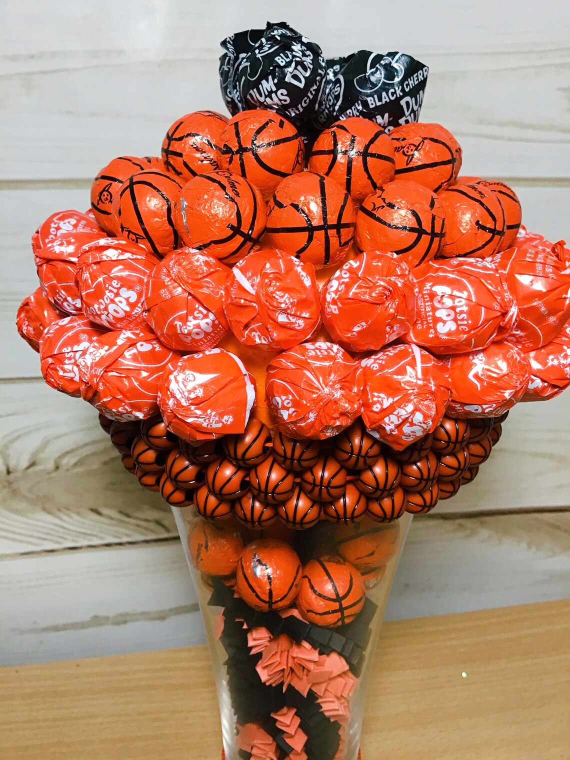 1217 BASKETBALL LOLLIPOP/CHOCOLATE Centerpiece Basketball | Etsy