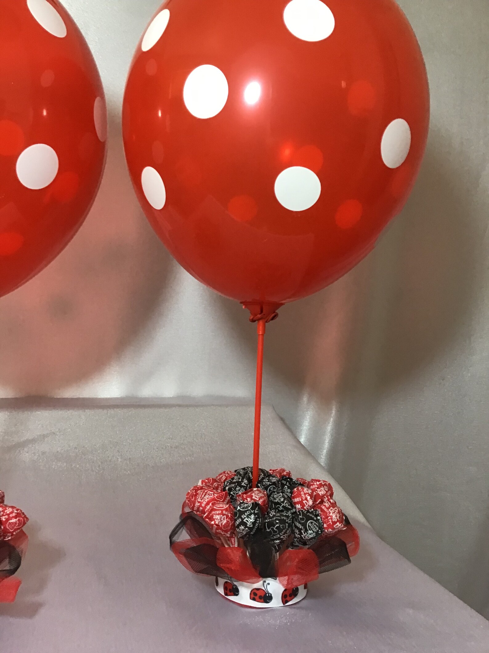 LOLLIPOP BOUQUETS Ladybug Centerpiece 2PC Set - Etsy