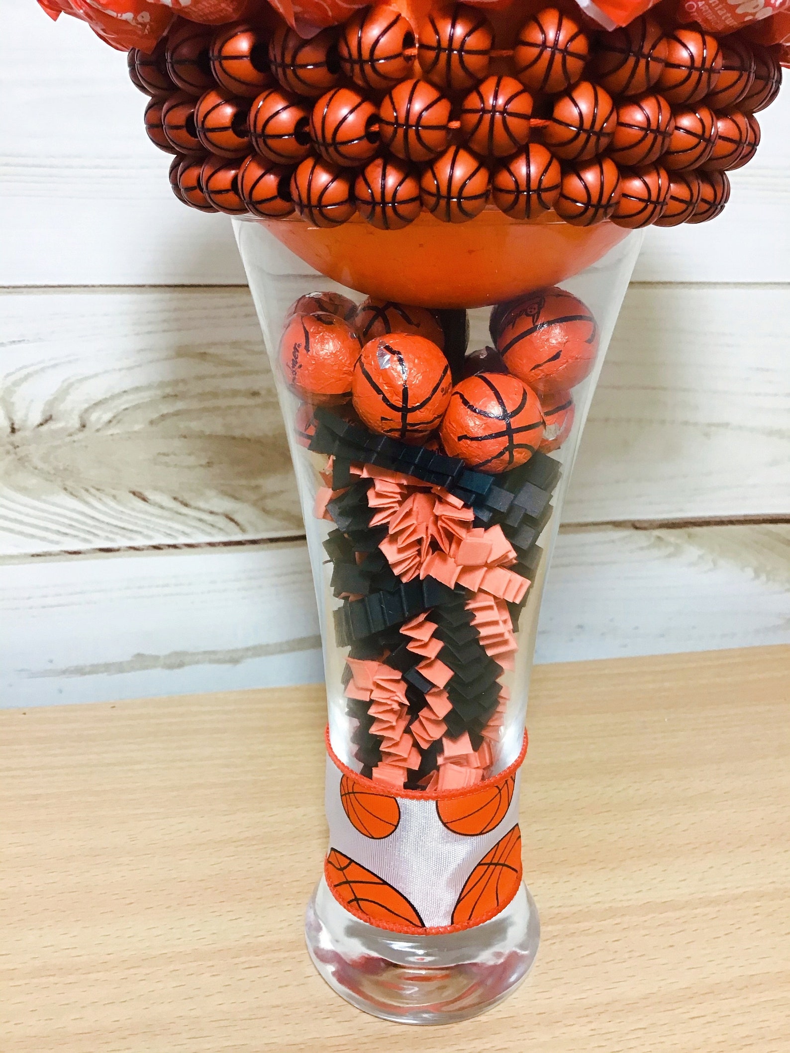 1217 BASKETBALL LOLLIPOP/CHOCOLATE Centerpiece Basketball | Etsy