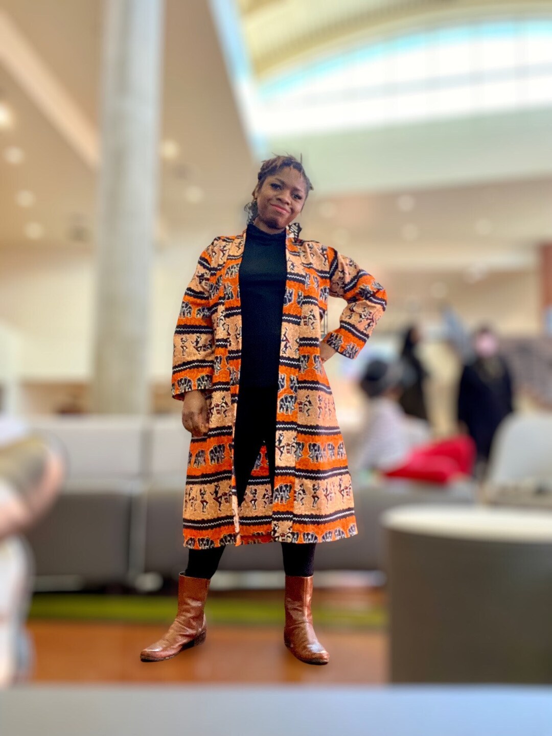 African Print Kimono/cotton Duster for Women/ankara Kimono/african Fall ...