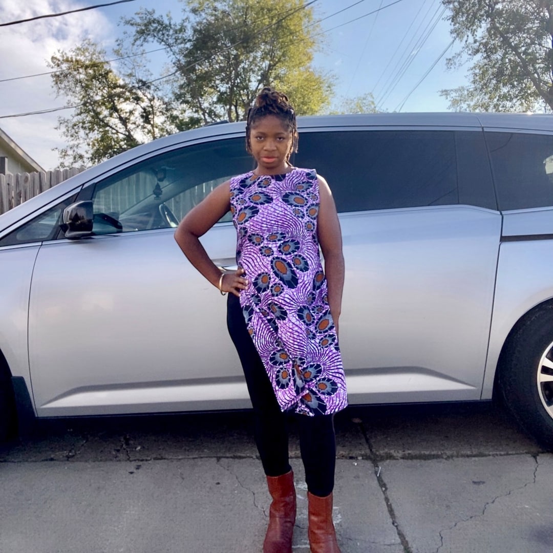 Ankara Mix and Match Tunic, African Print Long Tops, Colorful Women ...