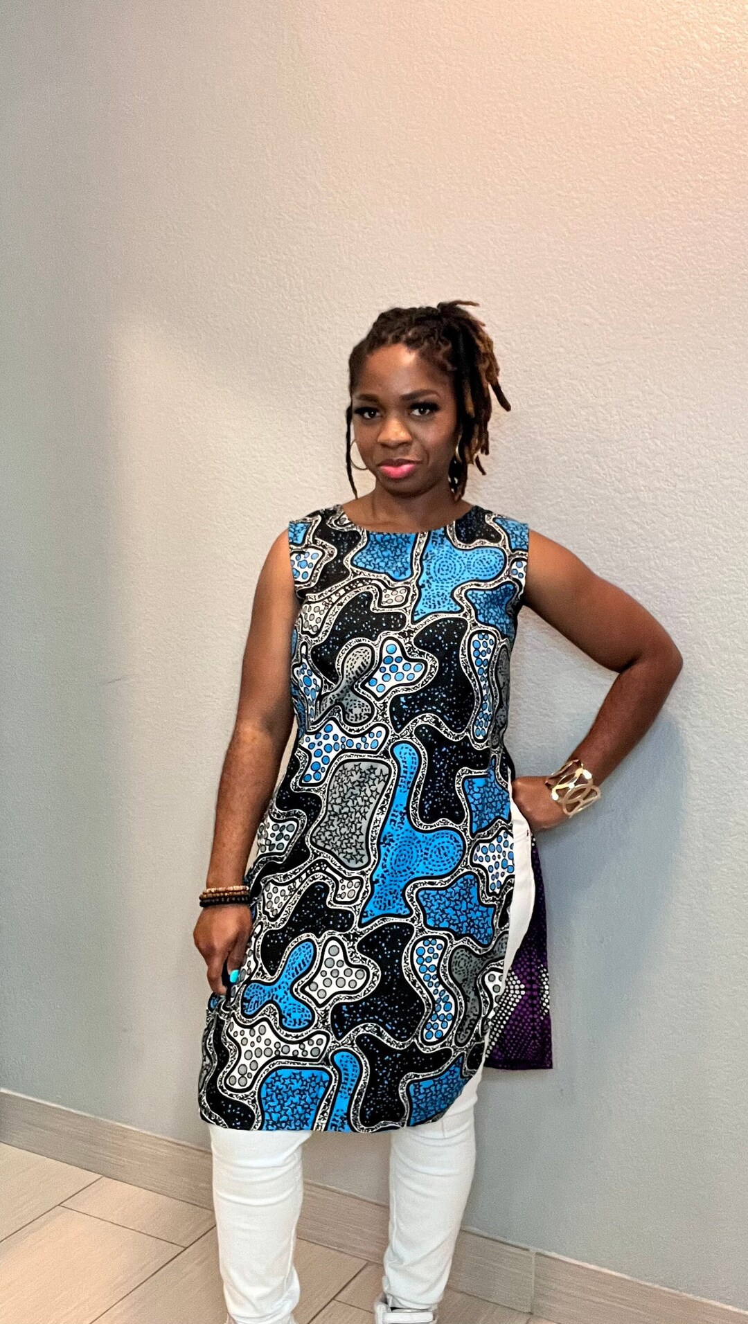 African Print Tunic Mix And Match Ankara Top Loose Fit Women Clothes Bohohippie Shirts Etsy