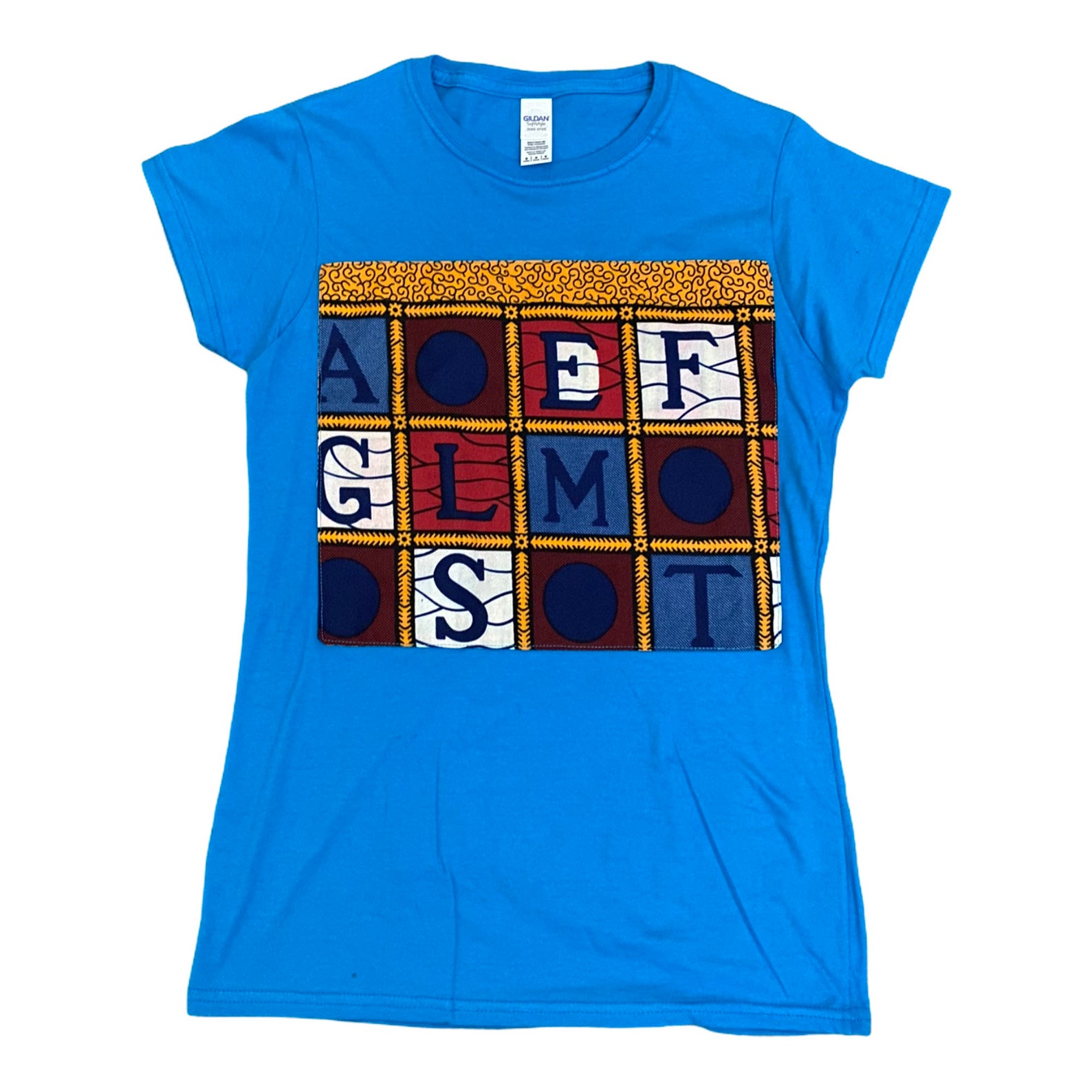 Teachers Alphabet Outfit/ African Print Applique | Etsy