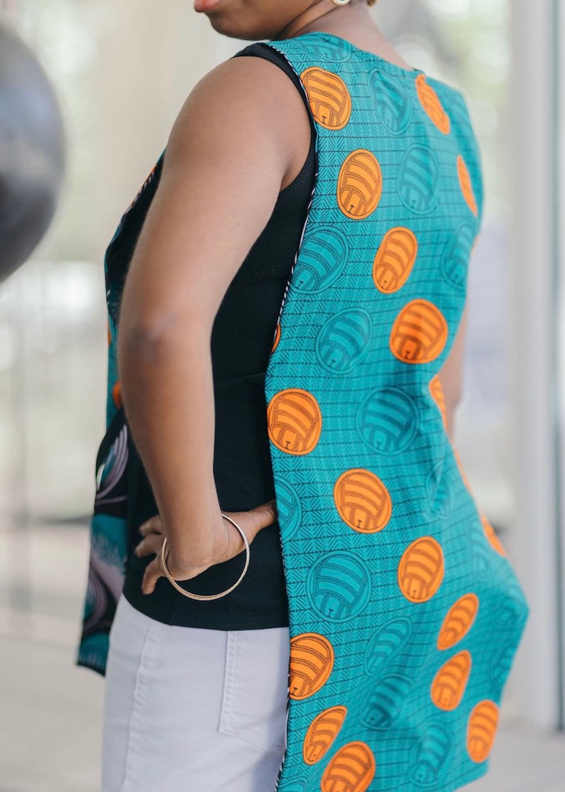 African Print Reversible Apron Cape Ankara Cape Top African - Etsy