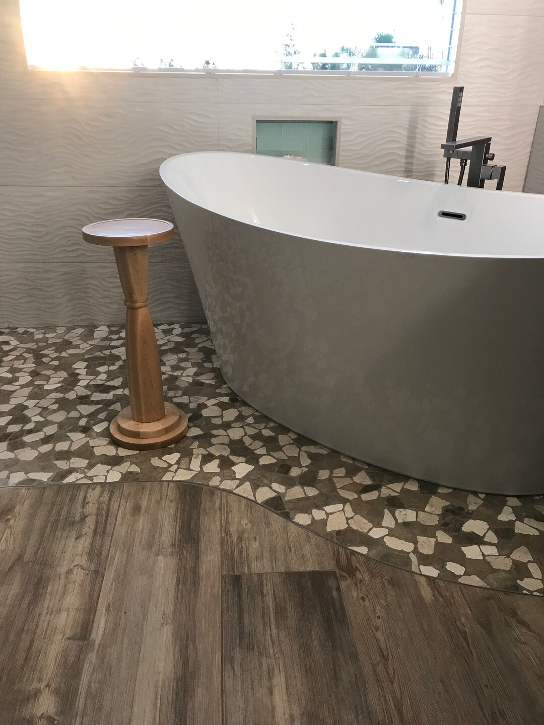 Bathtub Table, 24" Tall, Vessel Tub Table, Drink Table, Accent Table ...