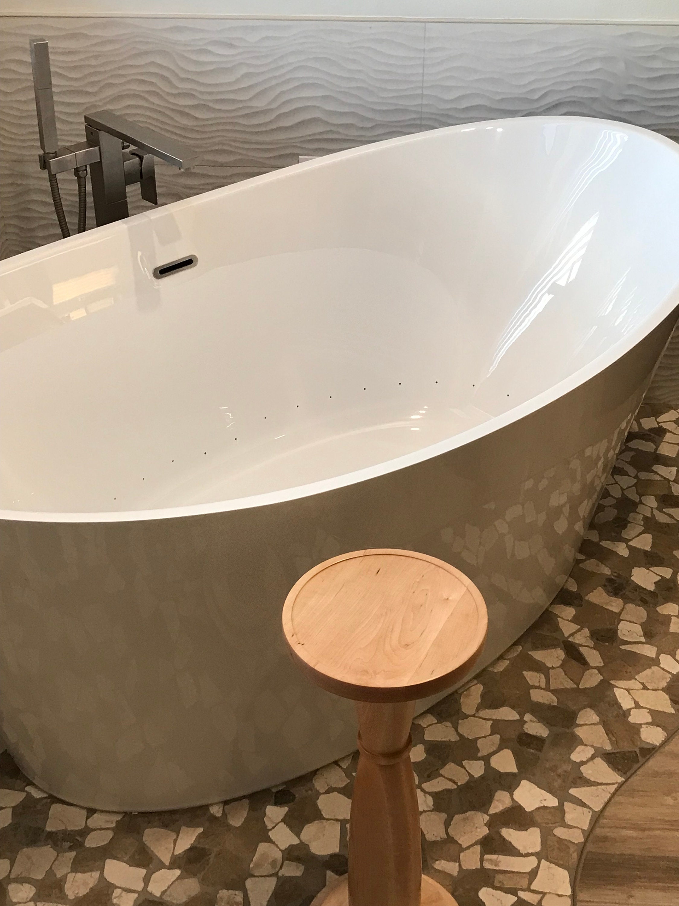 Bathtub Table, 24 Tall, Vessel Tub Table, Drink Table, Accent Table ...