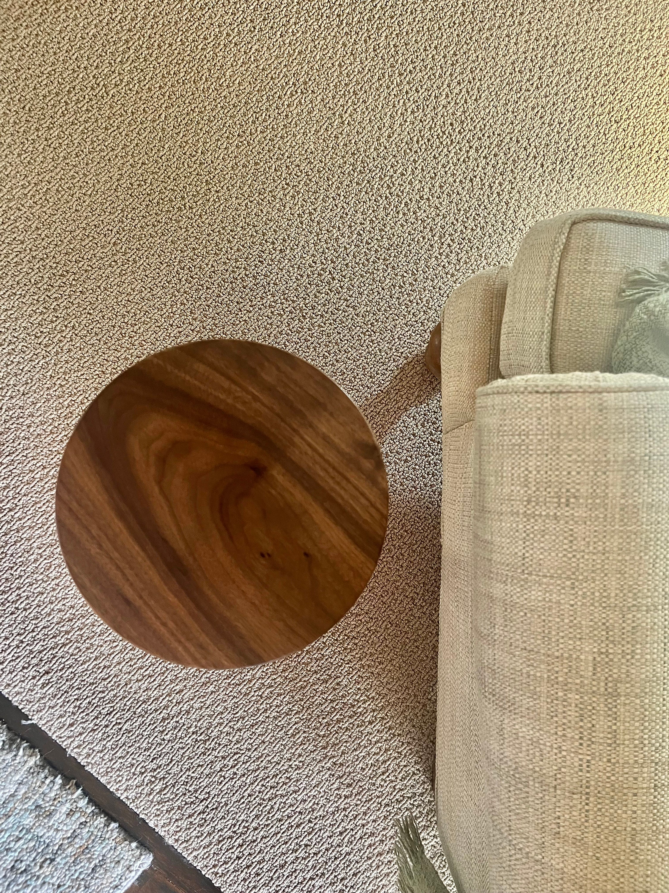 Handmade Solid Walnut Drink Table: Contemporary Martini Table - Etsy