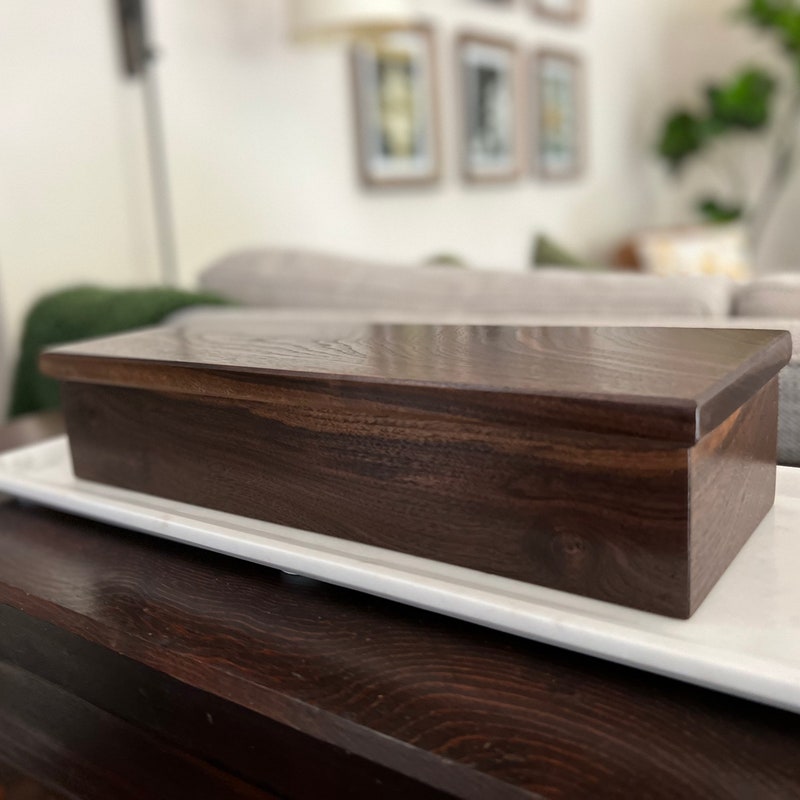 Walnut Valet Box - Etsy