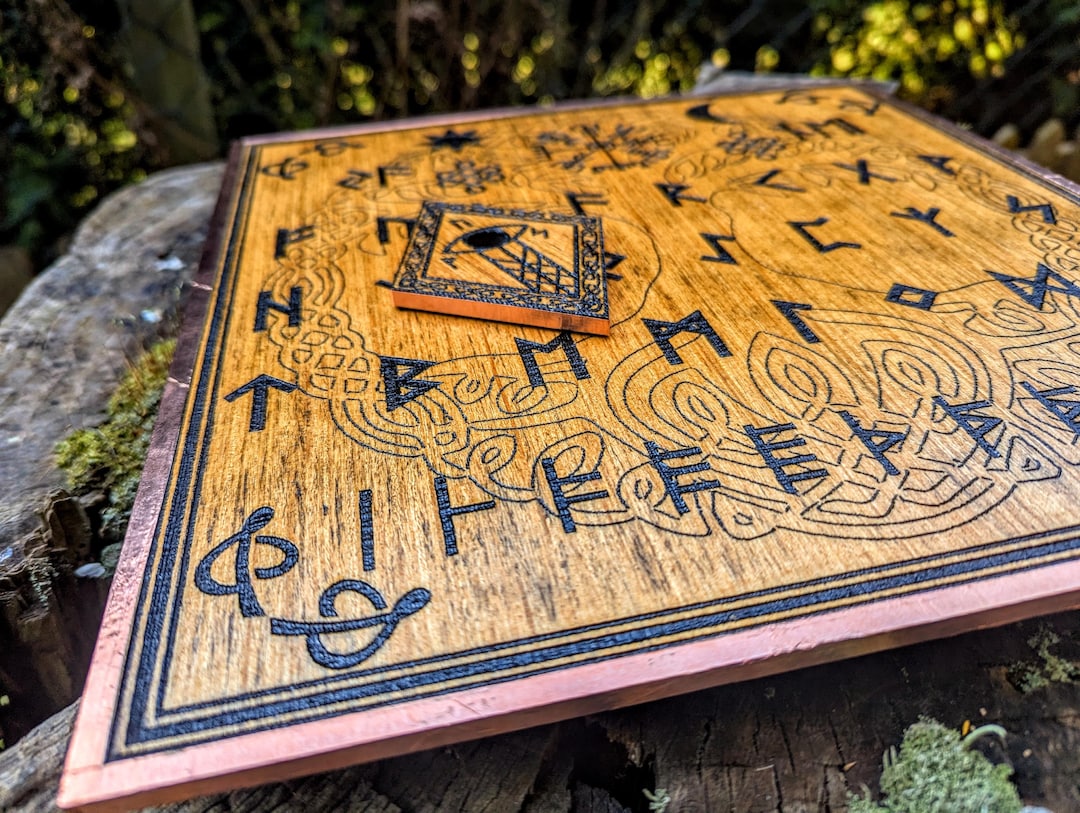 Rune Board / Ouija Board / Witch Board 30 X 30 Cm With the Elder ...