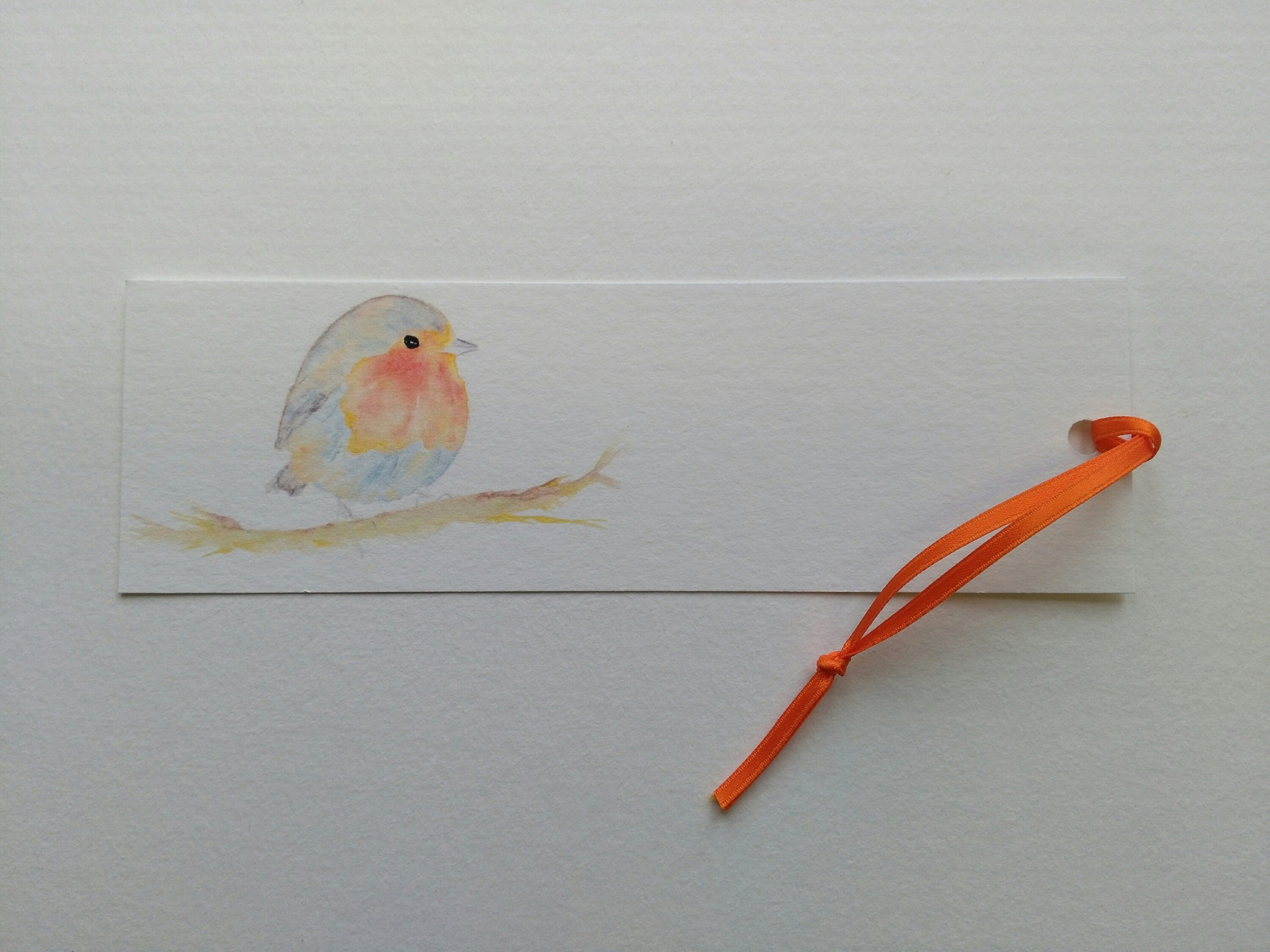 Watercolor bookmark robin bird watercolor robin print gift | Etsy