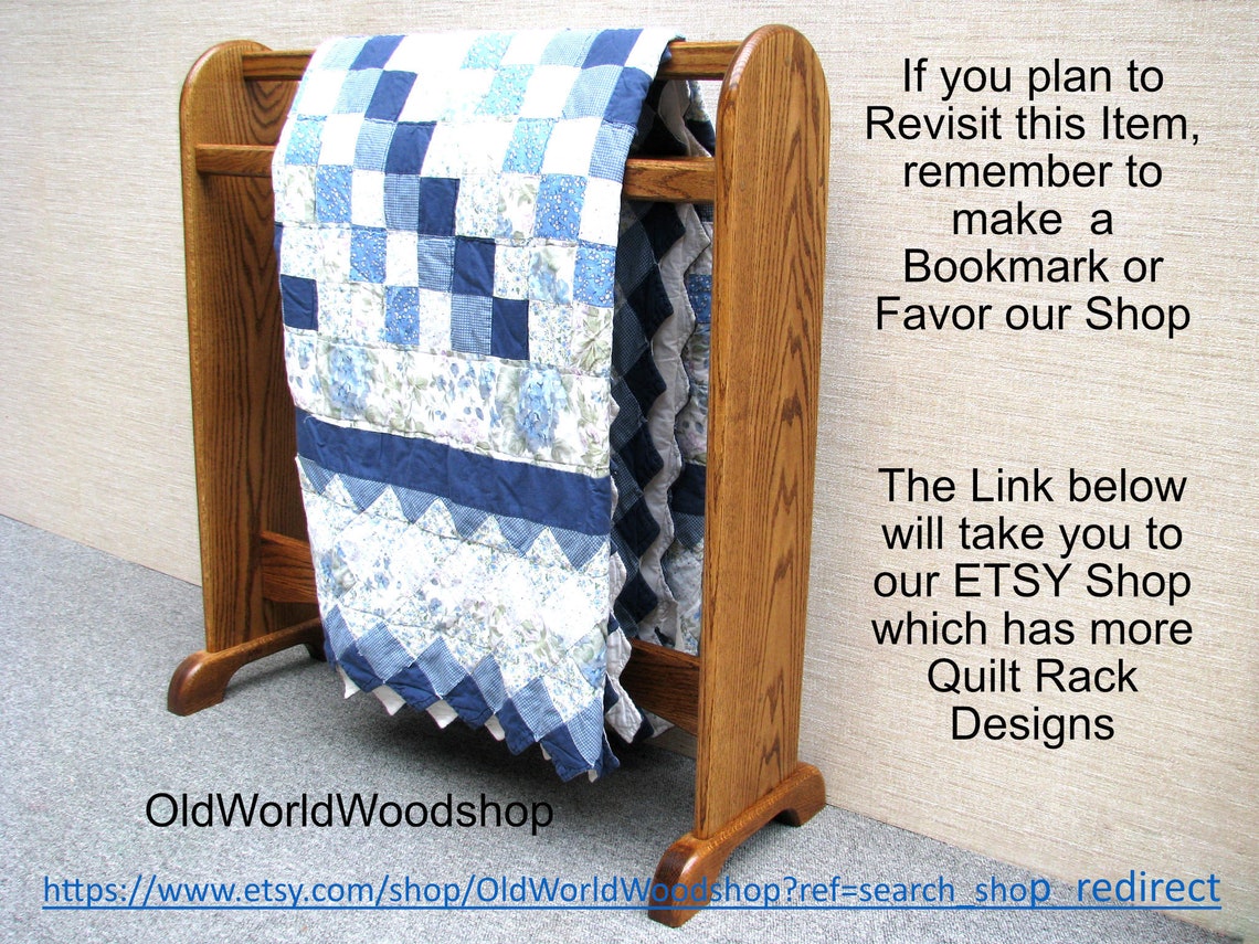 Quilt Rack Quilt Stand Quilt Floor Display Custom Widths - Etsy