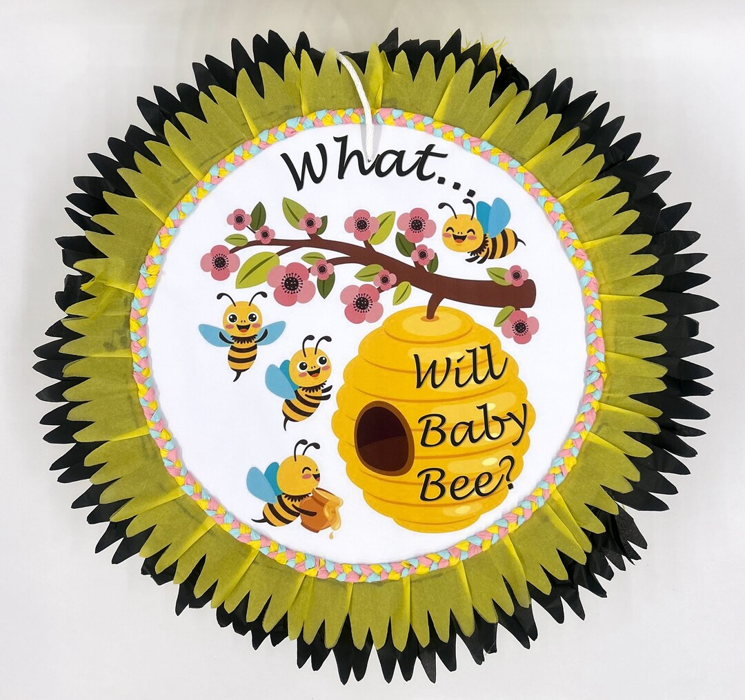 Gender Reveal What Will Baby Bee? Piñata - Etsy