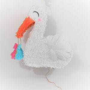 Stork Bird Pinata/piñata De Ciguena/ Gender Reveal Pinata/ Baby Shower ...