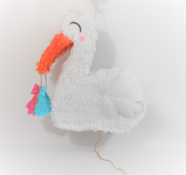 Stork Bird Pinata/piñata De Ciguena/ Gender Reveal Pinata/ - Etsy