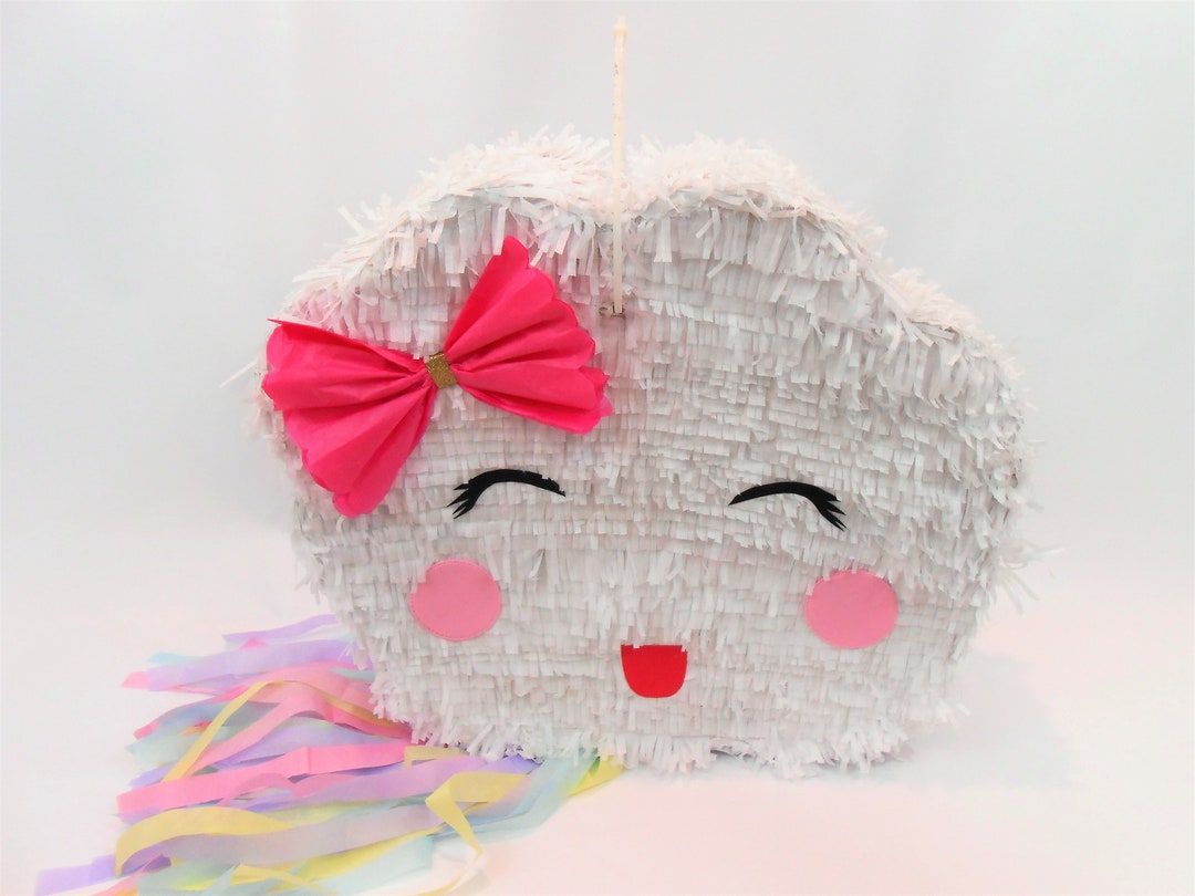 Cloud Rainbow Pinata, Gender Reveal, Cloud Rainbow Decoration, Gender ...
