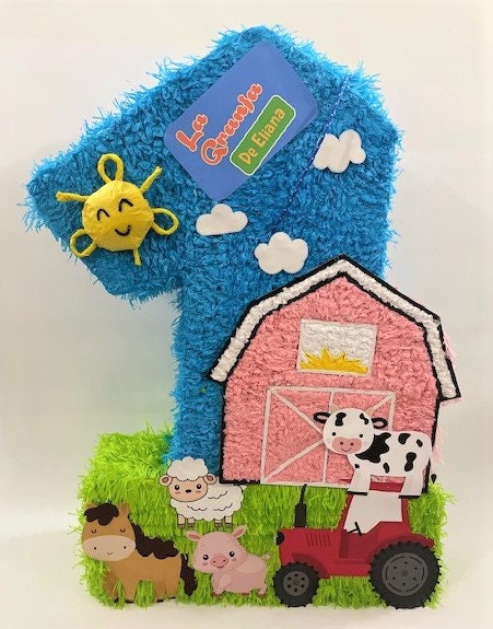 The Farm Piñata on Number 1 - Etsy