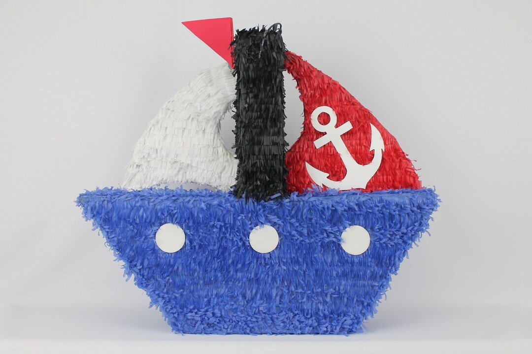 Boat Pinata/ Boat Pinata/ Nautical Theme Birthday/ Boat Party/ Fiesta ...