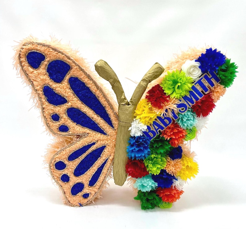 Butterfly Piñata, Flowers and Butterflies Party Piñata - Etsy
