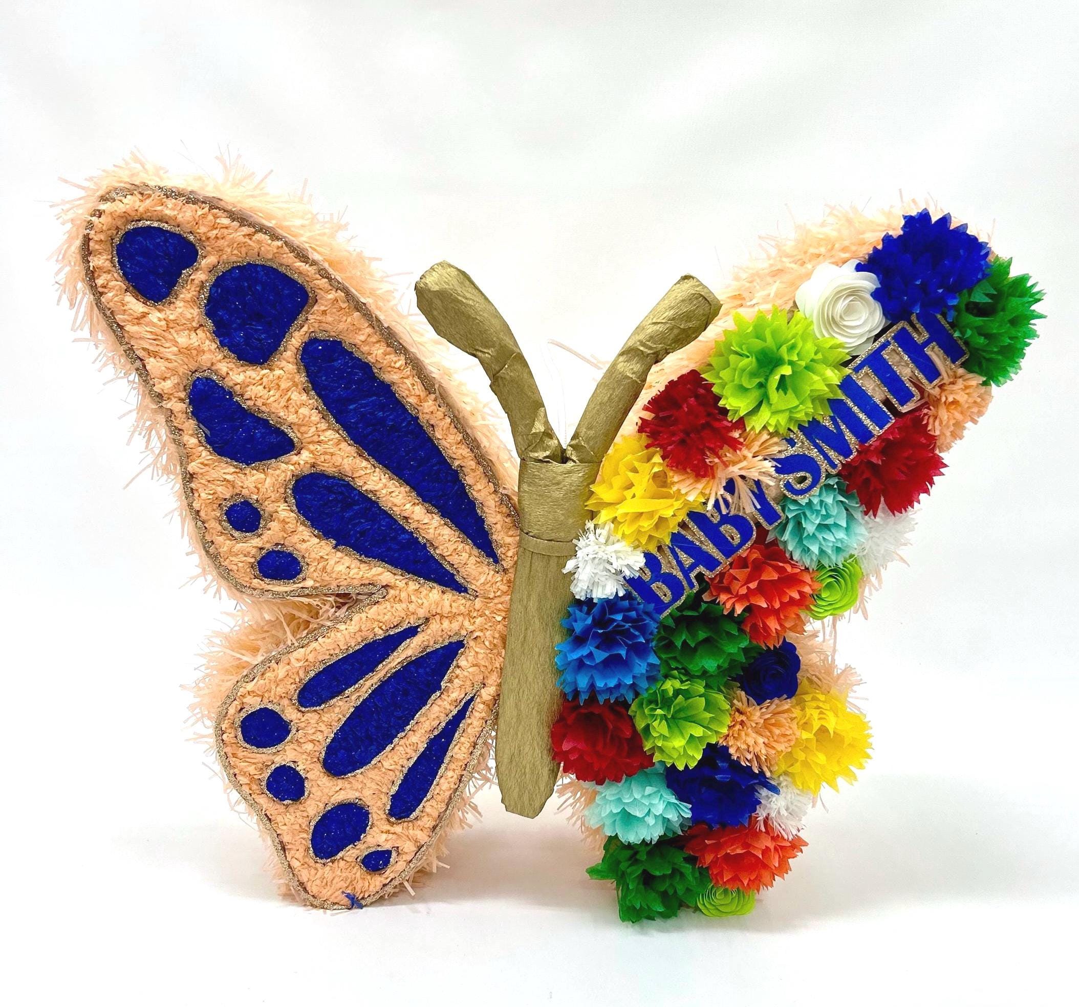 Butterfly Piñata, Flowers and Butterflies Party Piñata - Etsy